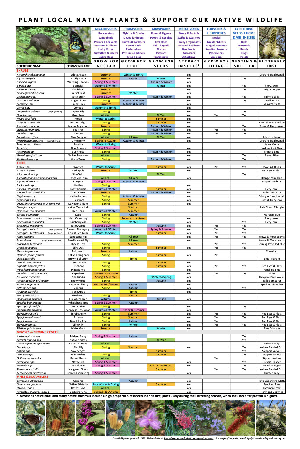 Native plants including Climate Resilient Landscapes | Brunswick Valley ...